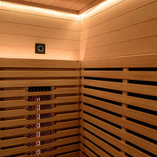 3-Person Full Spectrum Infrared Sauna – Low EMF, Canadian Hemlock ...